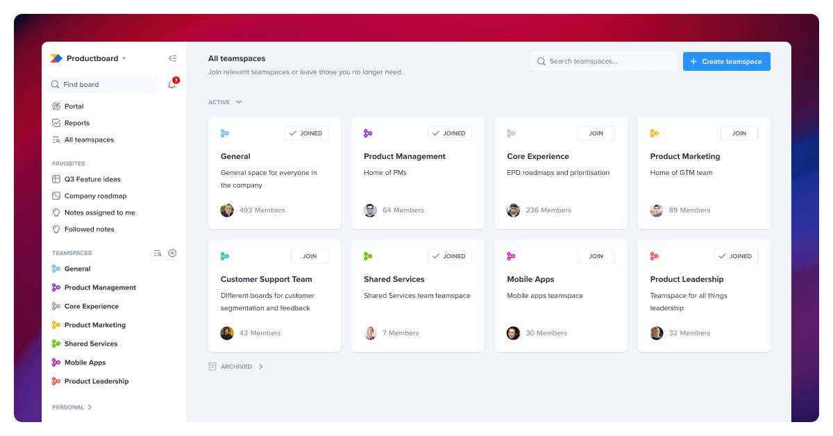 Productboard’s new collaborative capabilities