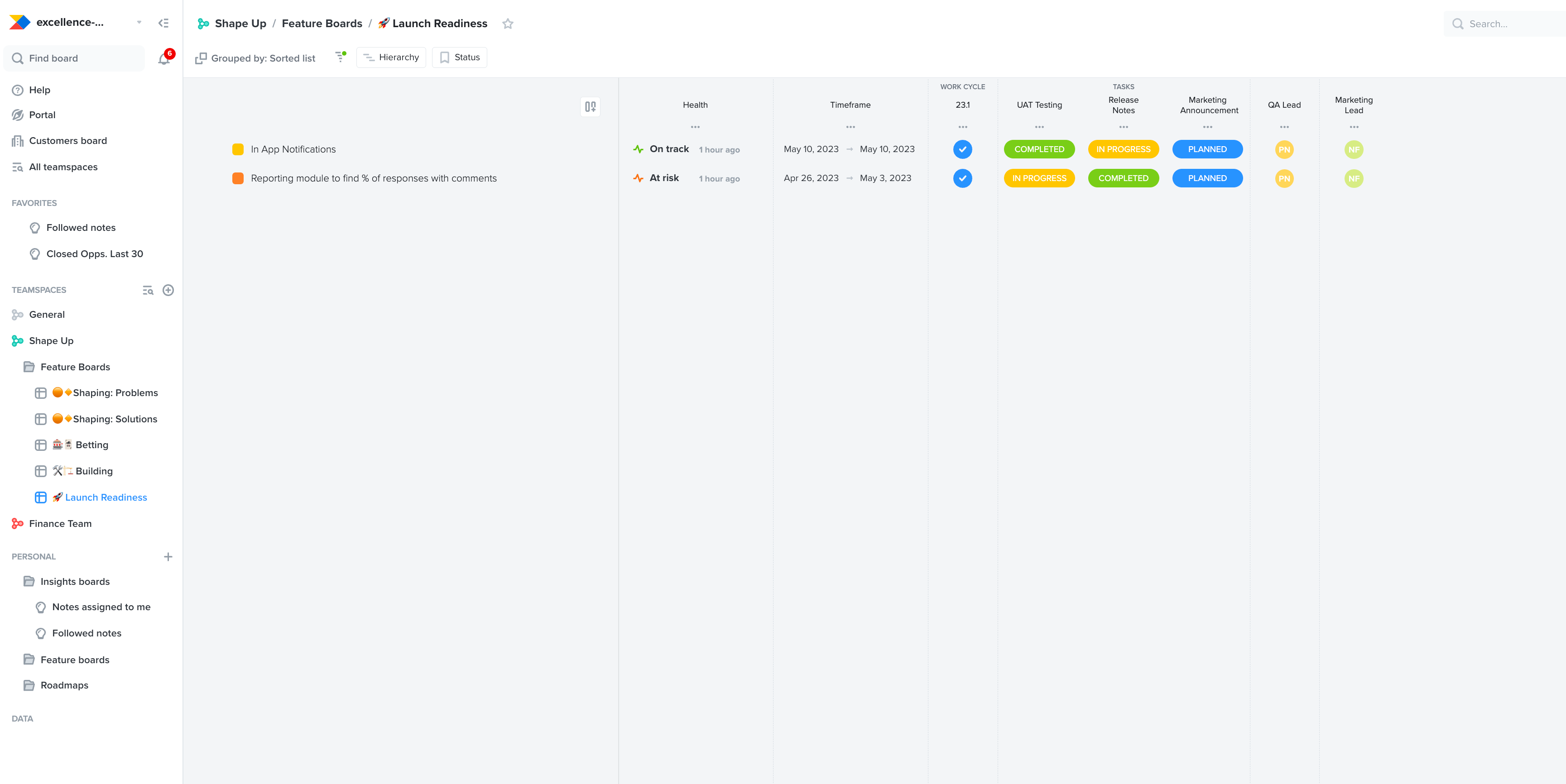 Shape up Product Development Process | Productboard
